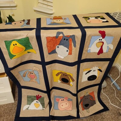 Animal Whimsy PDF Download Quilt Pattern by Amy Bradley - Etsy