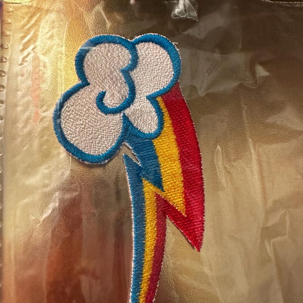 Mlp:fim Rainbow Dash Patch - Etsy