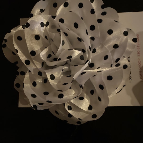 Magnetic Hold Feather Flower Pin,feather Flower Brooch 6-7” Large Black ...