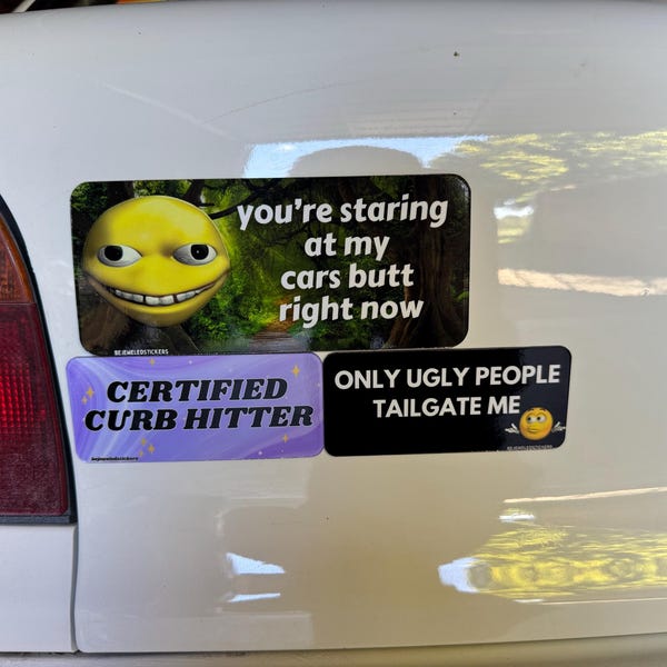 Yeah I Am Sad, Secretly A Dinosaur | Funny Meme Gen Z Sticker, Bumper ...