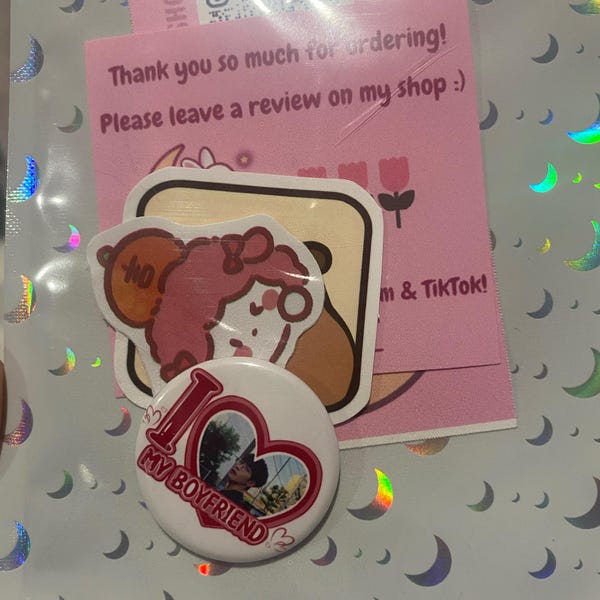 BTS I Love My Boyfriend Stickers - Etsy