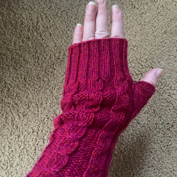 Alpaca Mittens, Peruvian Mittens, Fingerless Mitts, Alpaca Fingerless ...