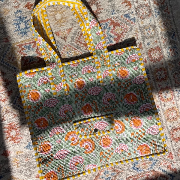 Kimono Dressing Gown, Long Lightweight Indian Cotton Robe,bohemian ...