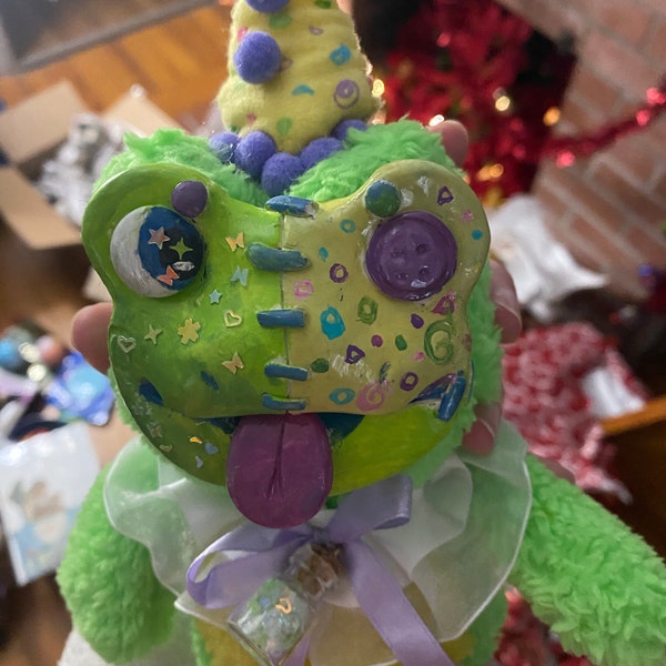 Rory the Floral Skele-lion , Cottagecore Dnd Fantasy Clayfaceplush ...