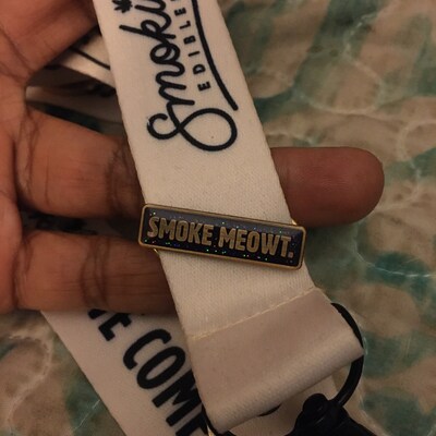 Smoke Meowt Out Weed Enamel Lapel Pin - Etsy
