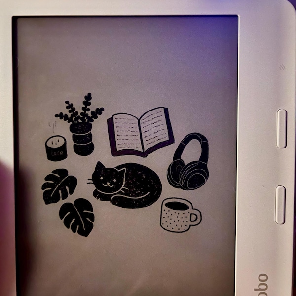 Cozy Day Kobo Screensaver, Kobo Lockscreen | Boox 6" and 7" Compatible ...