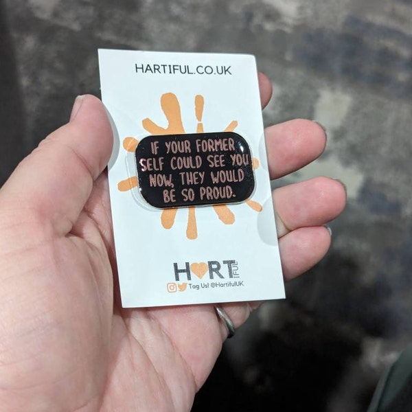 Personalised Design Your BIG Rectangle Enamel Pin Customised Pin Badge ...