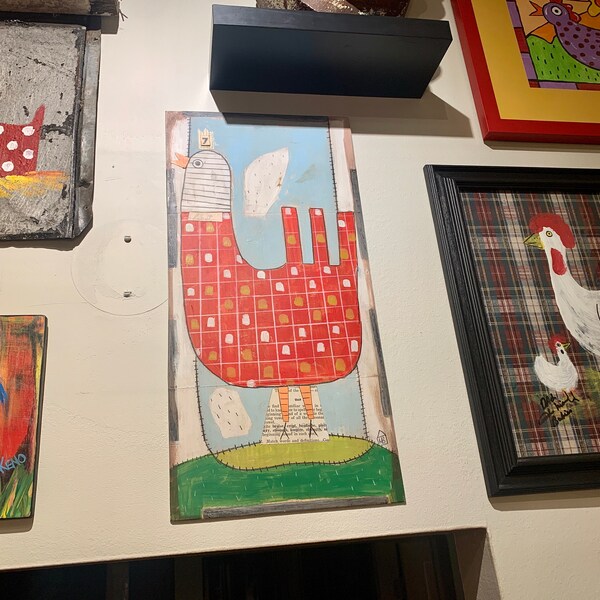 Mr. Bojangles - Original Folk Art Wall Hanging - Etsy