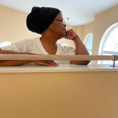 Women's Mud Cloth Hat, Mustard Yellow Wide Brim Cloche, Handmade Hat ...