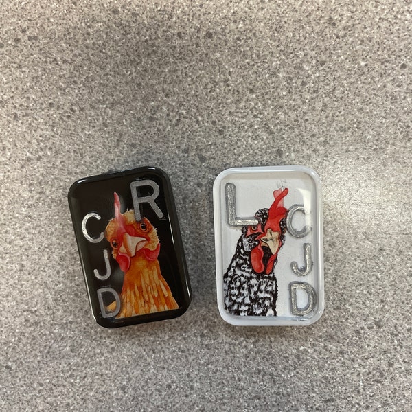 Chicken X-ray Marker- Farm Animal Xray Markers With Initials - Cute ...