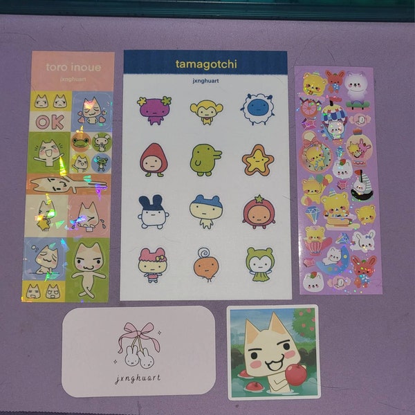 Toro Inoue Sony Playstation Cat Holographic Vinyl Sticker Sheet - for ...