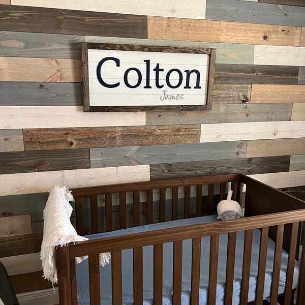 Nursery Name Sign | Name Sign | Baby Name Sign | Name Sign for Nursery ...
