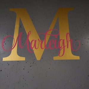 Personalized Home Gym Wall Decal Fitness Wall Sticker, Vinyl Lettering ...