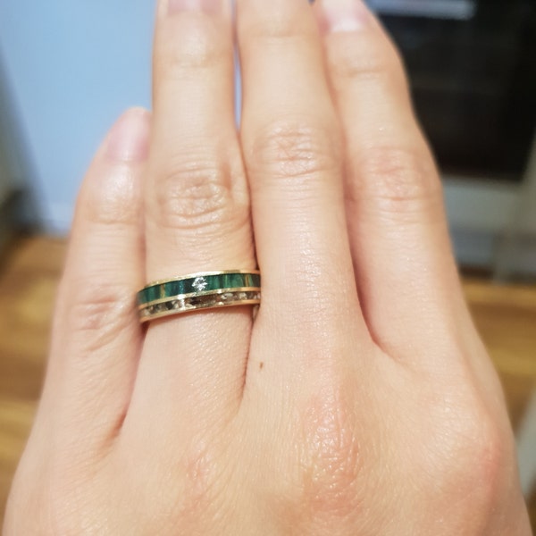 Olive Wood and Sterling Silver Wedding Rings / Olive Ring / Olive Set ...