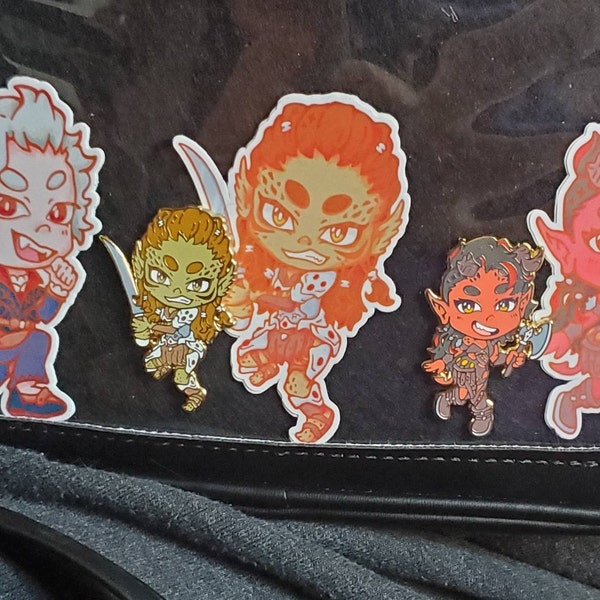 BG3 Pins | Baldur's Gate 3 Inspired Enamel Pins | Astarion, Gale, Wyll ...