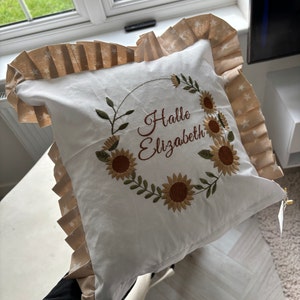 Personalized Embroidered Pillows for Baby's Nursery, Personalized Baby ...