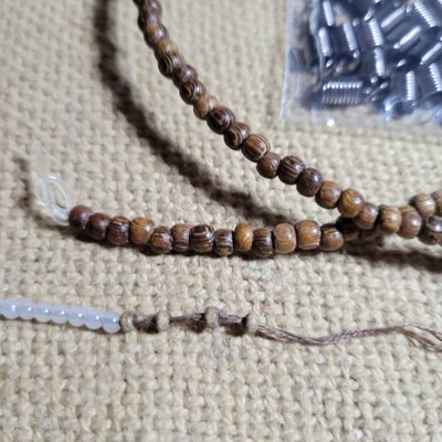 Pink Rose Shell Heishi Beads. Long 24 Strands of Heishi Shell ...