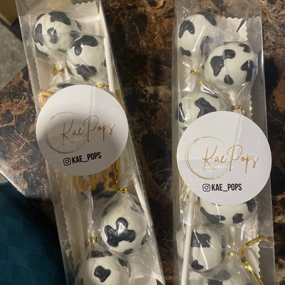 Cow Print Cake Pops - Etsy