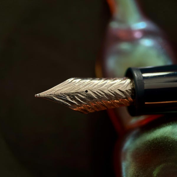 St Penpps 1PC Bobby Handmade Ground FM Architect Nib for Lamy Safari ...