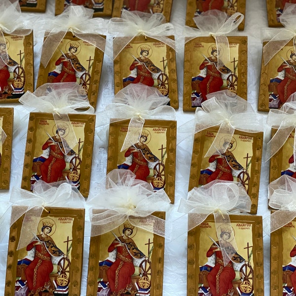 Religious Icon Favors, Baptism, Greek Orthodox, Wedding, First ...