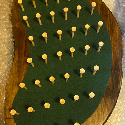 Putting Green Shaped Golf Ball Display - Etsy