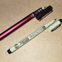 GOLD Metal Spring Pen Clip Pen Holder Holds Large Pens Too - Etsy