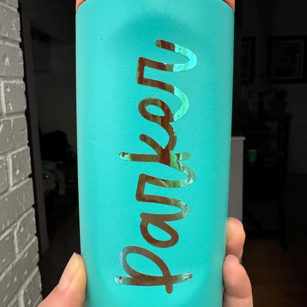 Name Stickers for Water Bottles, Personalized Name Decals for 16 Oz, 24 ...