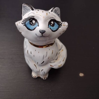 Otter Figurine, Ceramic Otter, Moon Phases,galaxy Figurine, Ceramic ...