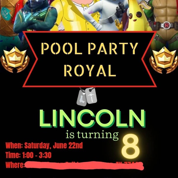 Springboks Rugby Birthday Invitation: Editable Party Invite (5x7 Inch ...