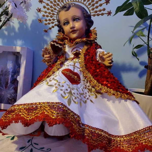 Trajecito De 7 Dones Para Nino Dios Con Accesorios Incluidos/baby Jesus ...