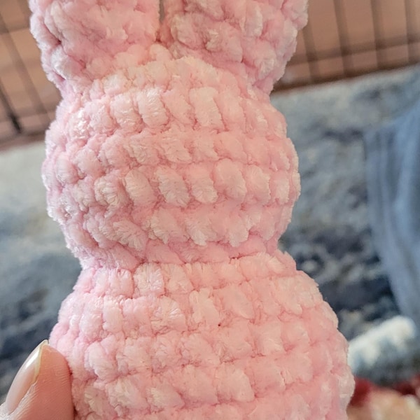 No Sew Easter Peep Bunny Crochet Pattern - Free Keychain Peep Pattern ...