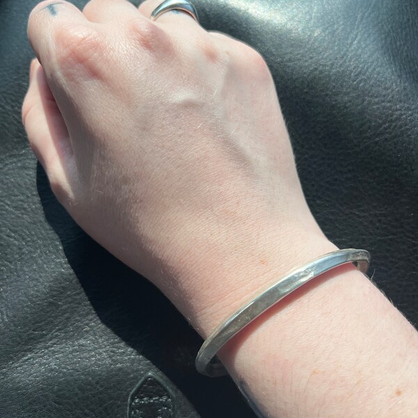 Custom Hammer Punched Silver Ring viking Era - Etsy