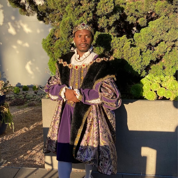 GOLD Mens Tudor Chain of Office, Neck Wear Livery Collar, Renaissance ...