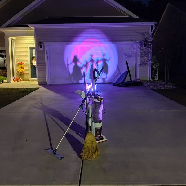 Halloween Witch Metal Yard Stake Shadow Casters | Witch Metal Art ...