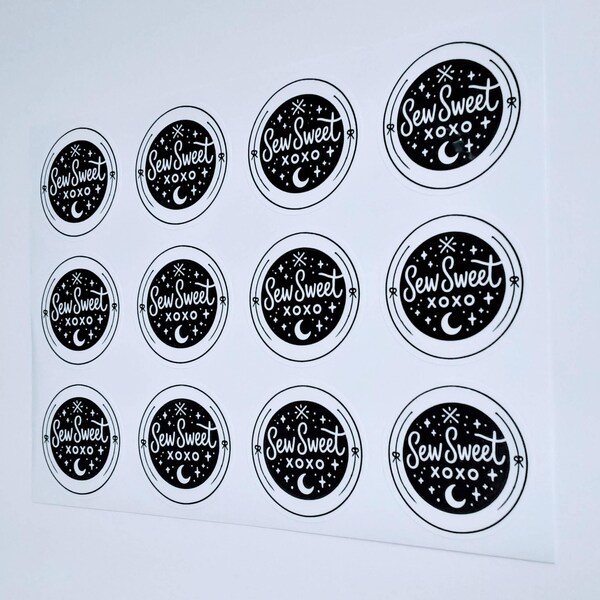 Personalized Round Business Logo Stickers | Personalized Stickers ...