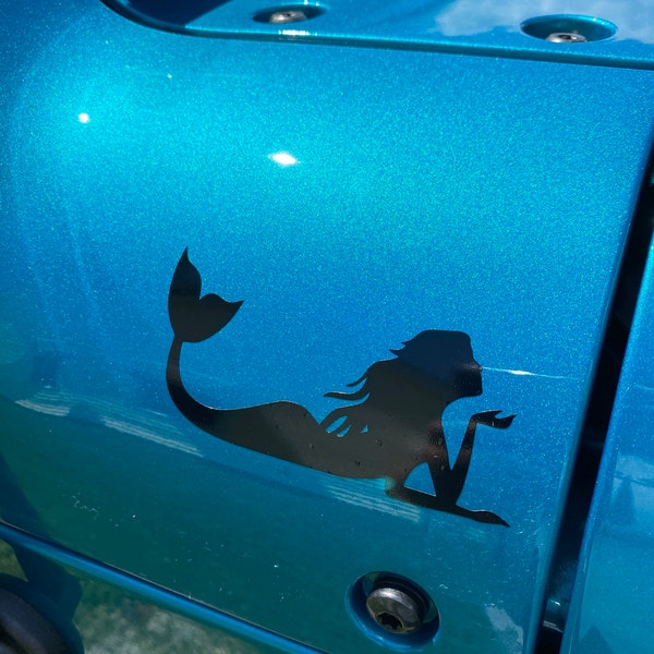 Mermaid Decal – Mermaid Vinyl Sticker – Ocean Beach Car Decal ...