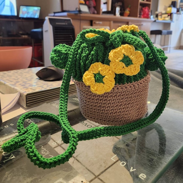 Pattern:crochet Cactus Bag Pattern,amigurumi Cactus Purse PATTERN - Etsy