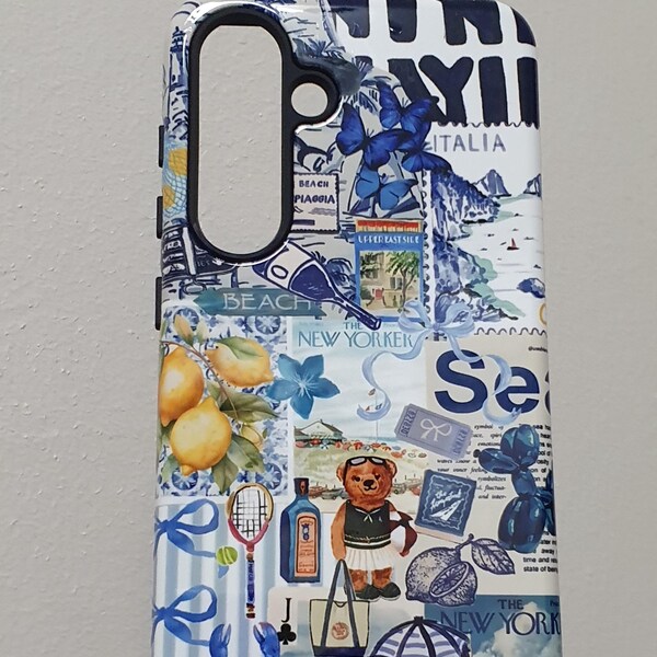 Coquette Italian Summer Collage Phone Case, Coastal Italy Phone Case ...