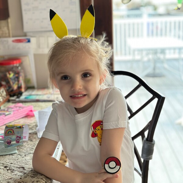 Blue Dog Bluey Hair Clip Set | Blue Dog Ears Pigtail Bow Set | Glitter ...