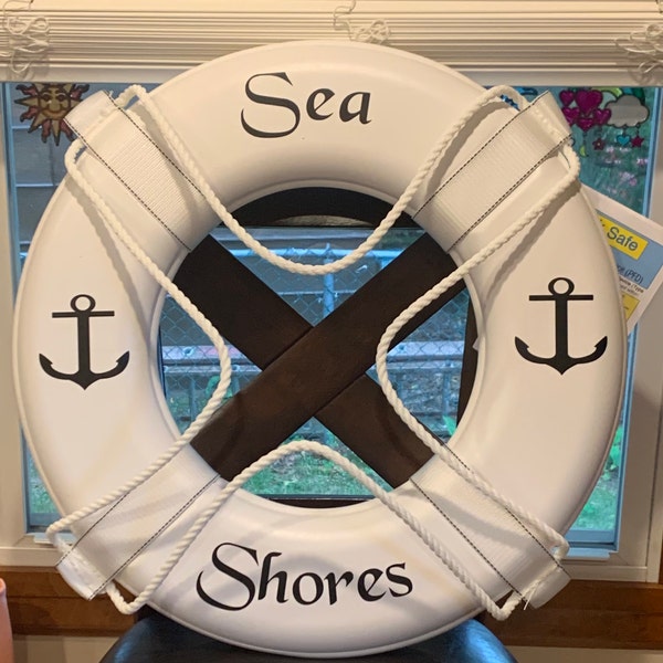 Custom Life Ring | Custom Life Ring - | Custom Pool Decor | Custom Boat ...