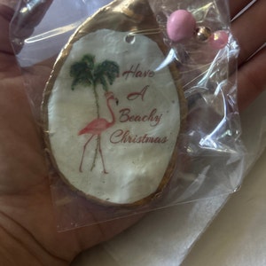 Hummingbird Ornament. Hummingbird Christmas Ornament. Oyster Shell ...