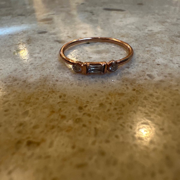 Initial Morse Code Ring by Caitlyn Minimalist • Diamond Ring With ...