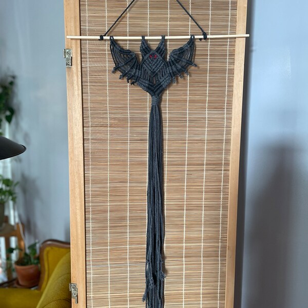 PDF Bat Macrame , Witchy Decorations, Goth Aesthetic, Digital Pattern ...