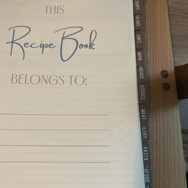 Customizable Large Page Marker Bookmark Tabs for Planners, Notebooks ...