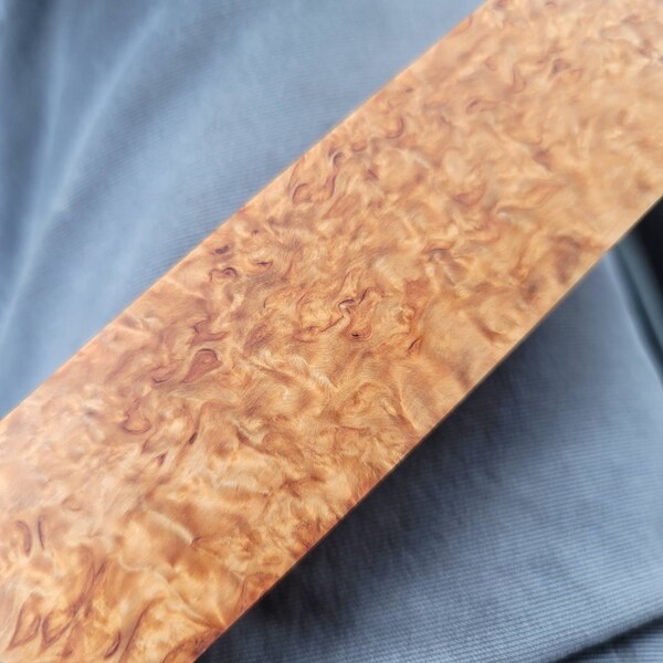 Stabilized and Dyed Karelian Birch Bigger Size Wood Blocks for Making a Knife Handle or Wooden ...