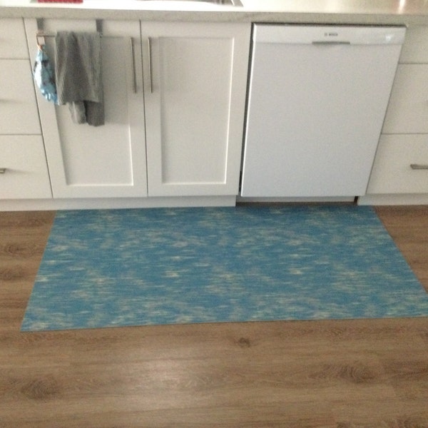 EZRA Art Mat, Red Vinyl Protective Mat, Persian/turkish Design ...