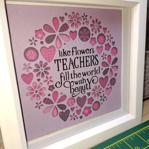 3D TEACHERS Svg - Teacher Appreciation Day Shadowbox Svg - for Cricut ...