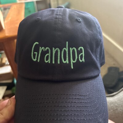 Add Name or Text to Back or Side of Baseball Cap Back of Hat Embroidery ...