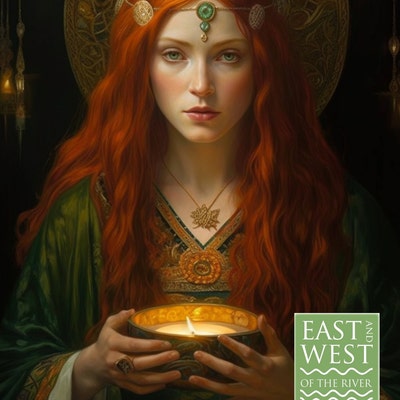 Brigid Celtic Goddess of Imbolc Printable Art Perfect Decoration for ...