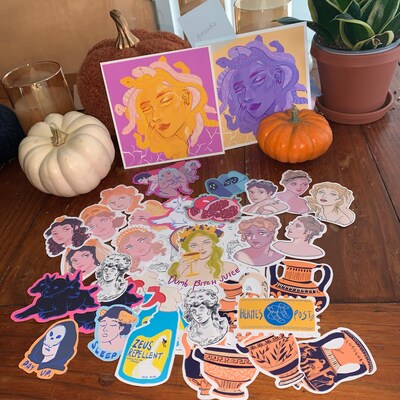 Greek Goddess Sticker Pack Ancient Greek Mythology Stickers - Etsy Canada
